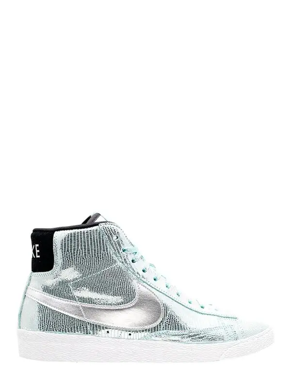Nike W's Blazer Mid Qs 'disco Ball' Sneakers - Silver