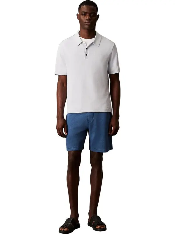 Calvin Klein Washed Terry Shorts - Ensign Blue