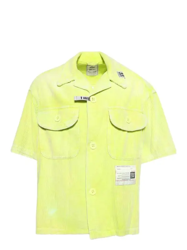 Mihara Yasuhiro Corduroy Short-sleeve Shirt - Yellow