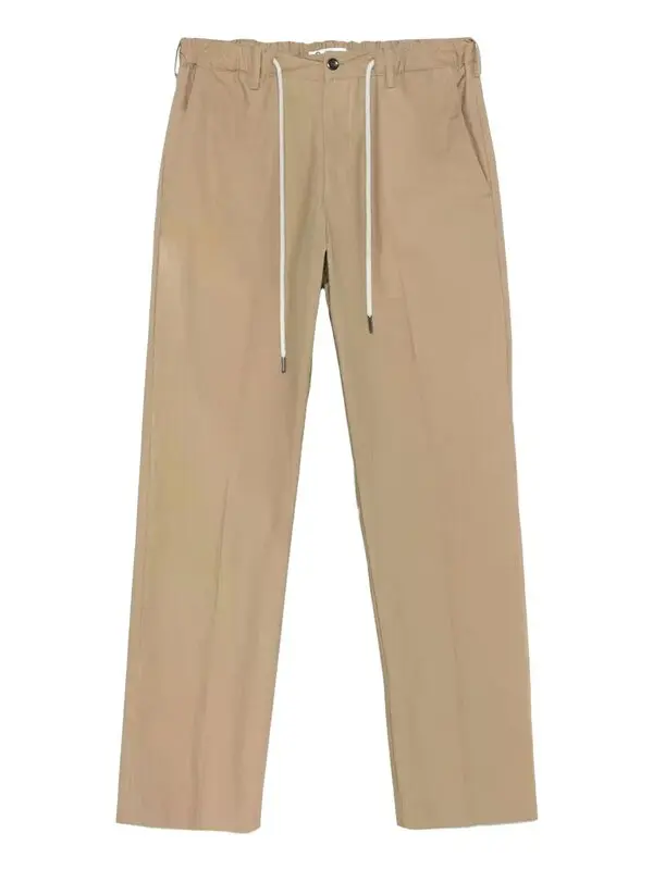 GERMANO 1952 Cotton Straight-leg Trousers - Neutrals