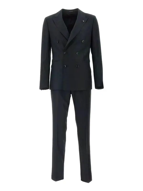 Tagliatore Double-breasted Tailored Suit - Black
