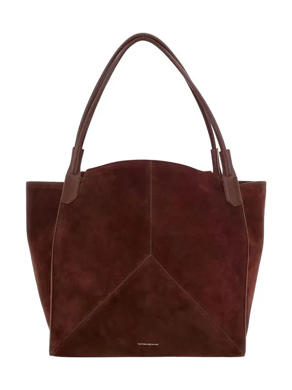 Victoria Beckham Suede Tote Bag - Brown