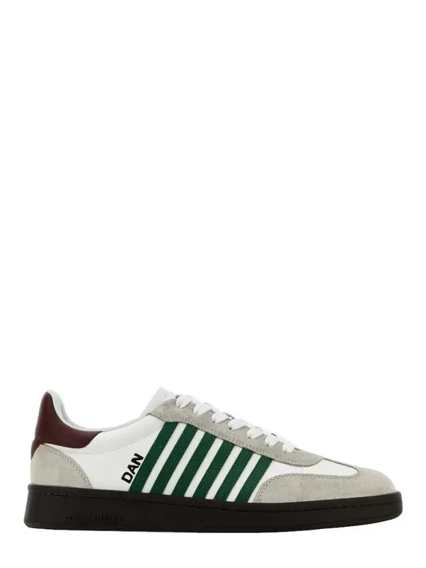Dsquared2 Boxer Sneakers - Whitegreenred