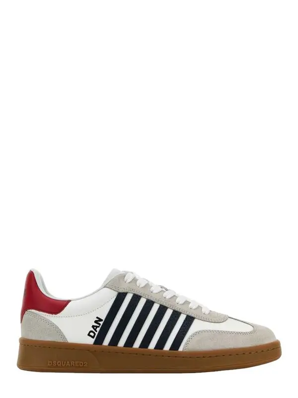 Dsquared2 Boxer Sneakers - Whitebluered