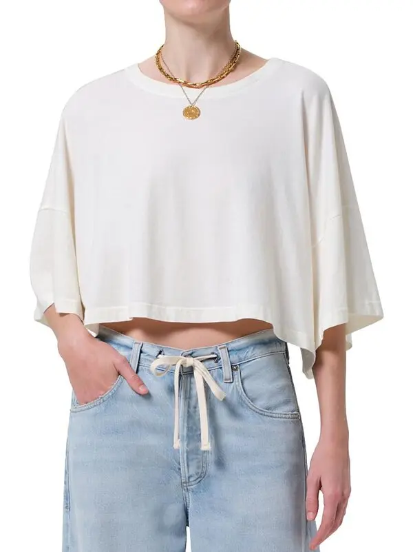 Citizens Of Humanity Crop Cape Tee - Pashima