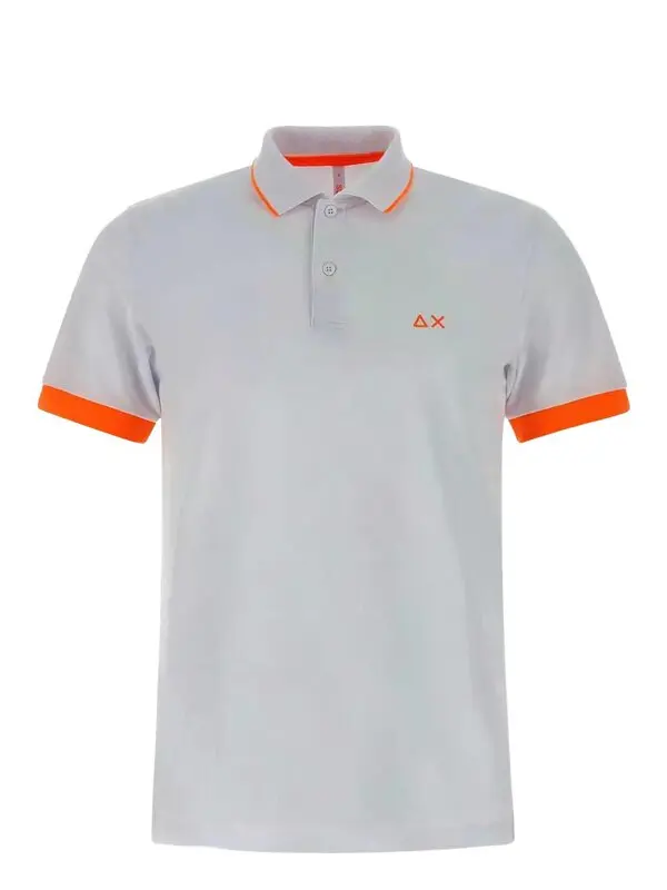 SUN 68 Cotton Polo Shirt - Neutrals