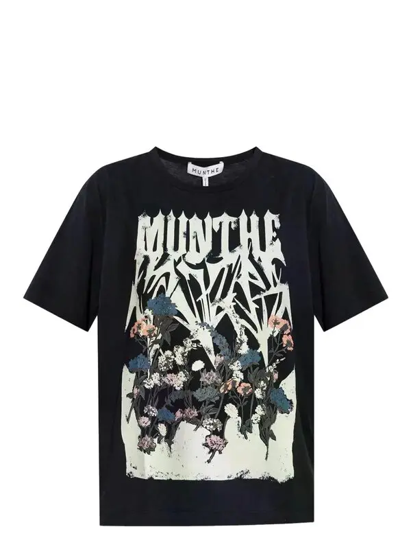 Munthe Organic-cotton T-shirt - Black
