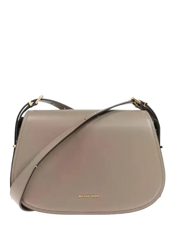 Michael Kors Leather Crossbody Bag - Grey