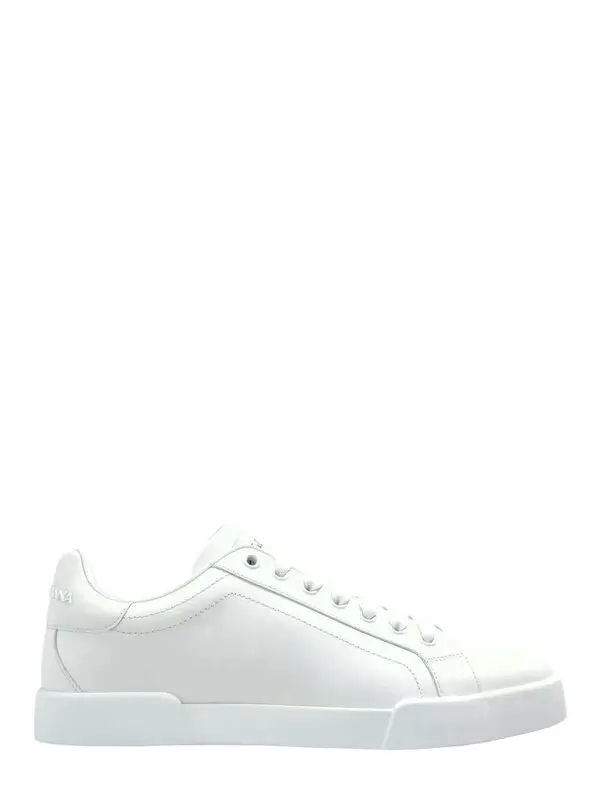 Dolce & Gabbana Leather Sneakers - White