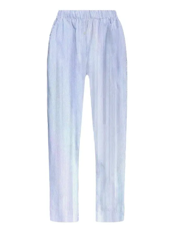 Munthe Striped Straight-leg Trousers - Blue