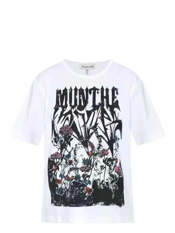 Munthe Organic Cotton T-shirt - White