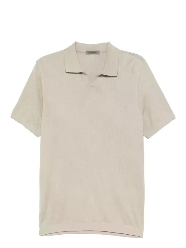 Corneliani Cotton Polo Shirt - Neutrals