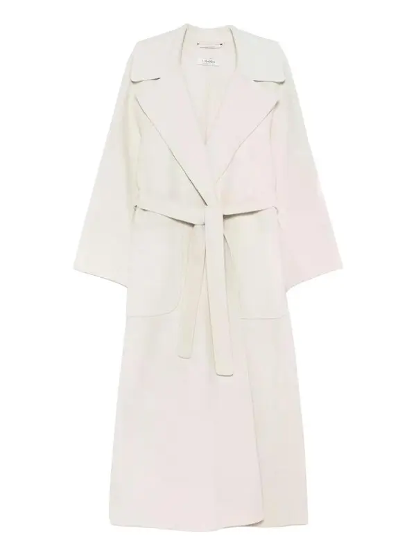 Max Mara Virgin Wool Coat - Neutrals