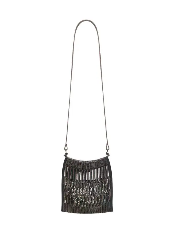 LEMAIRE Filt Mini Net Shoulder Bag - Brown