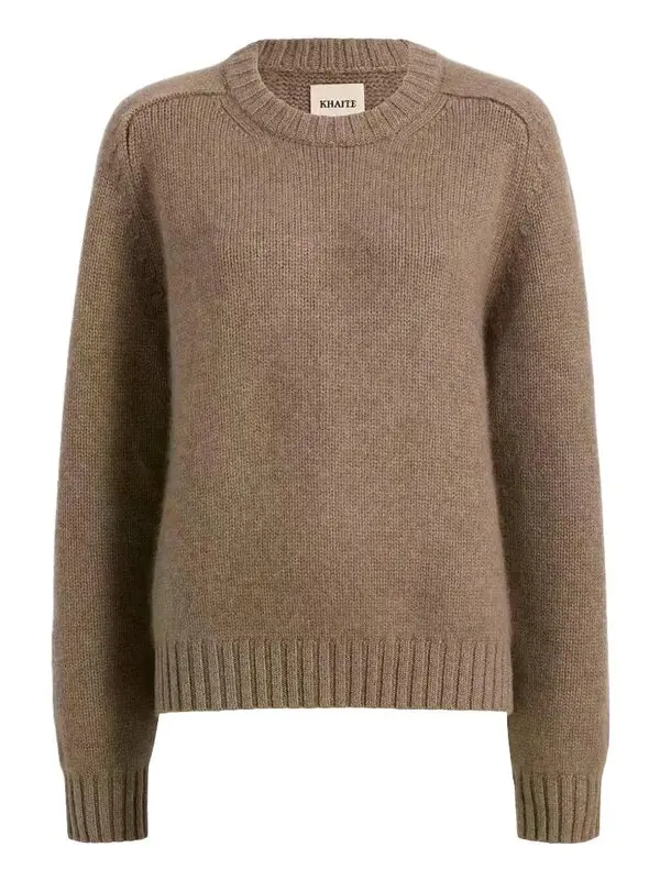 Khaite Mae Long-sleeve Sweater - Neutrals