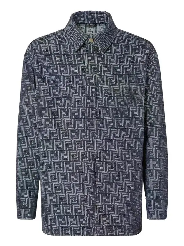 Fendi Jeans Jacket - Blue
