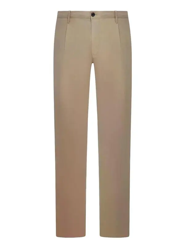 Incotex Cotton Tailored Trousers - Neutrals