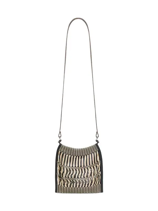 LEMAIRE Filt Mini Net Shoulder Bag - Neutrals