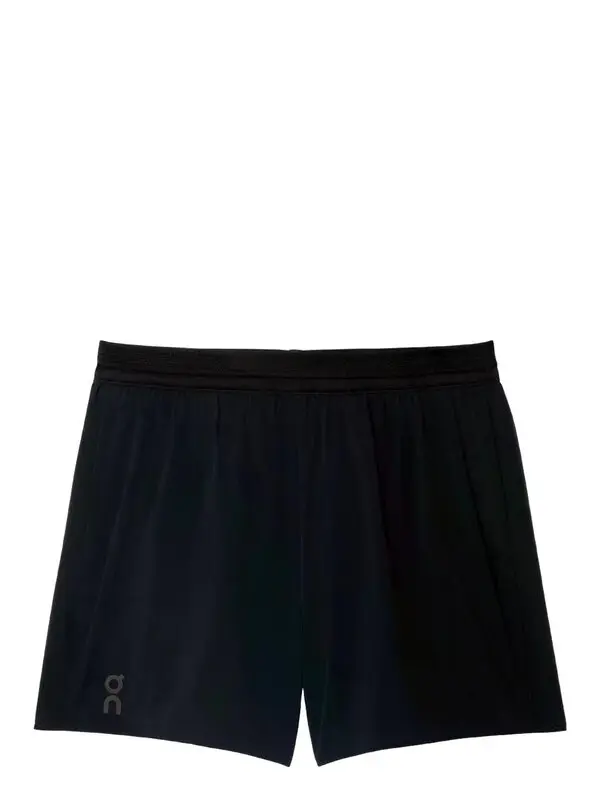 On Logo-detail Performance Shorts - Black