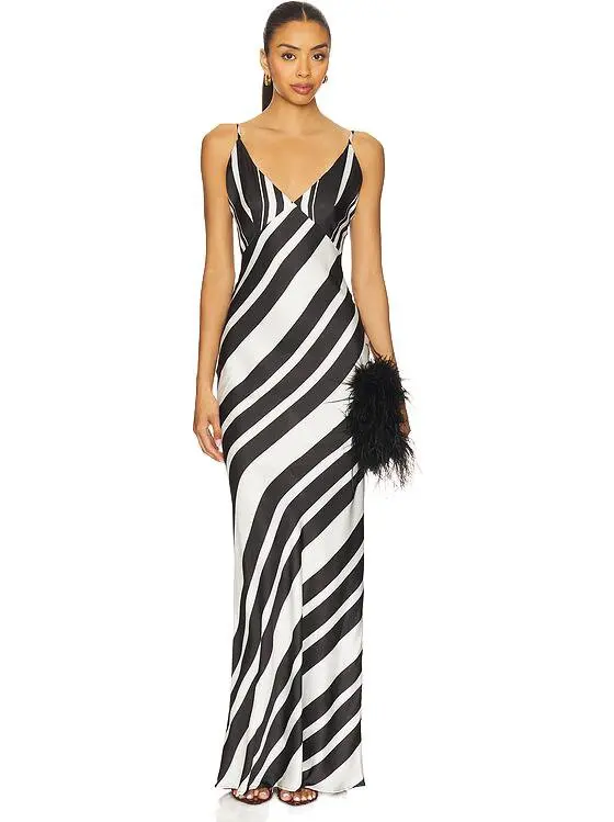 SNDYS. Agnes Maxi Dress - Black