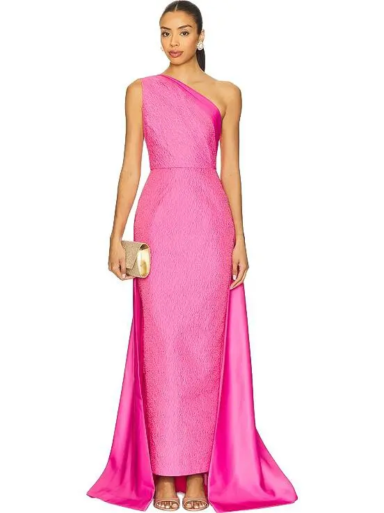 SAU LEE Joslin Gown - Pink