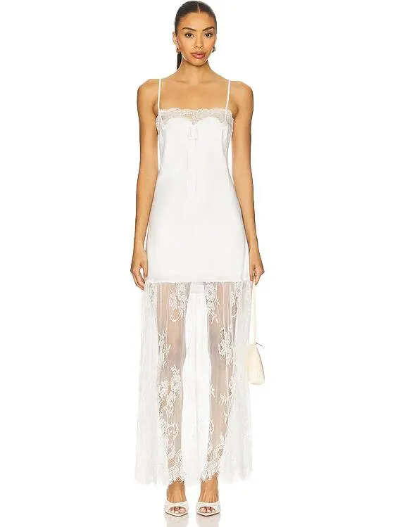 Show Me Your Mumu Celine Dress - Ivory