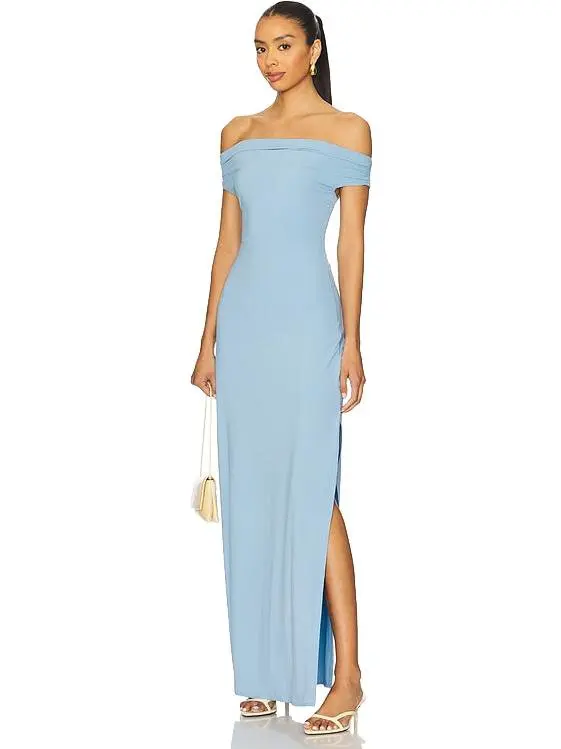 Bond Eye Nixi Maxi Dress - Airy Blue Bare