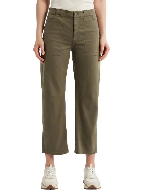 Madewell Darted Barrel Leg Trousers - Faded Ivy