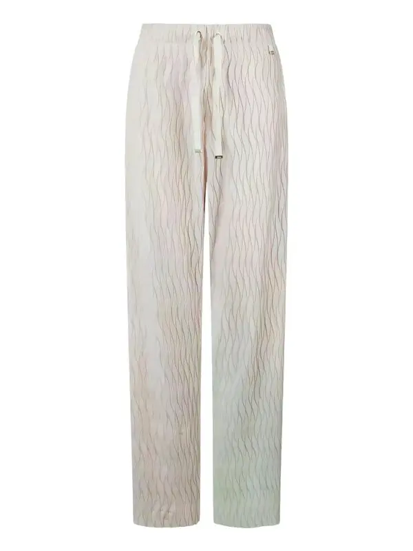 Herno Wave Jacquard Trousers - Neutrals