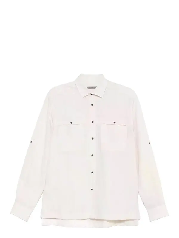 Corneliani Linen Shirt - Neutrals