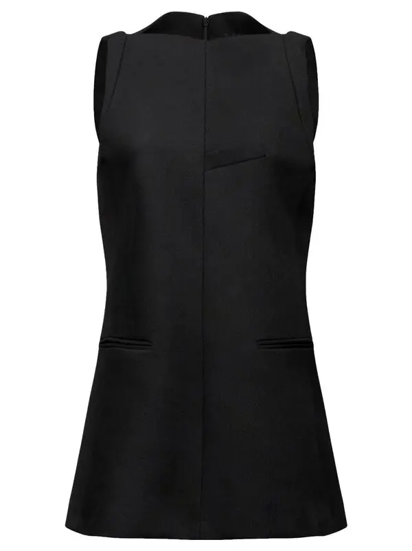 MAISON MARGIELA Sleeveless Mini Dress - Black