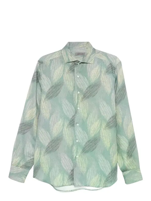 Corneliani Linen Shirt - Green