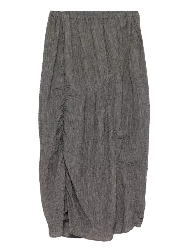 LAUREN MANOOGIAN Shirred Skirt - Grey