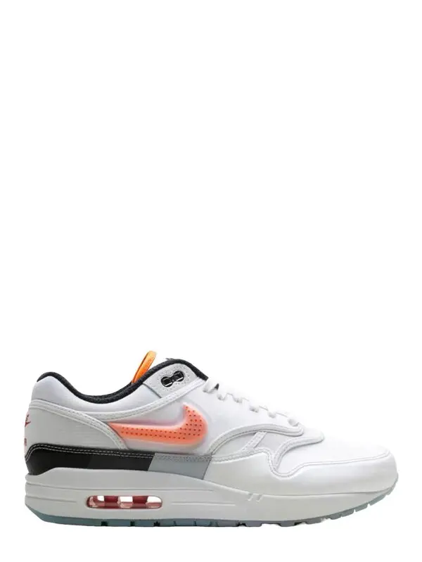 Nike Air Max 1 Sneakers - White/hyper Crimson/black