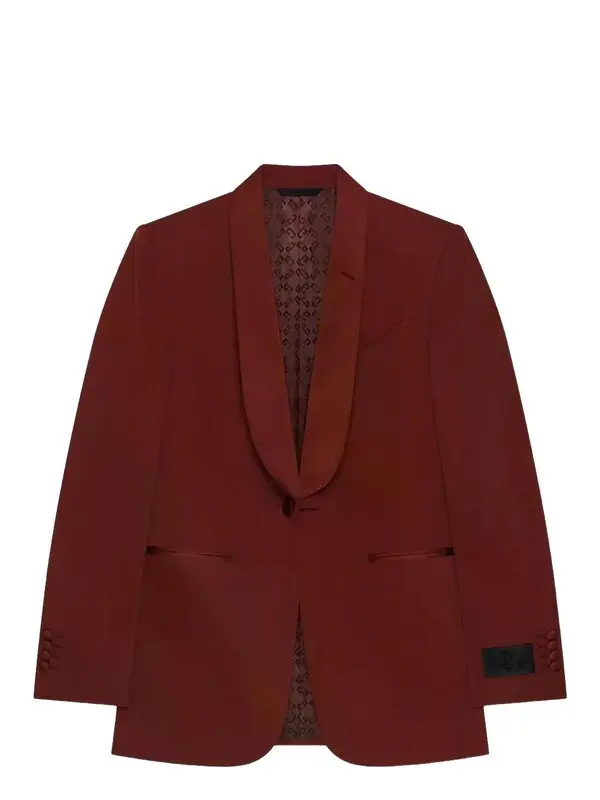 Givenchy Shawl-lapel Blazer - Red
