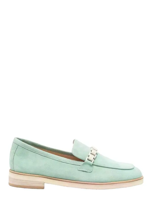 Casadei Suede Loafers - Green