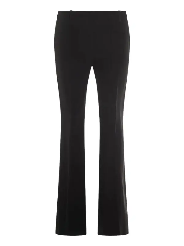 Alexander McQueen Flared Trousers - Black