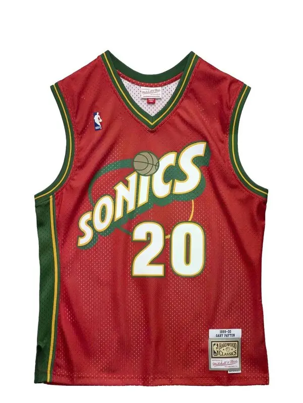 Mitchell & Ness X Nba Seattle Supersonics 1999 Gary Payton Swingman Tank Top - Red