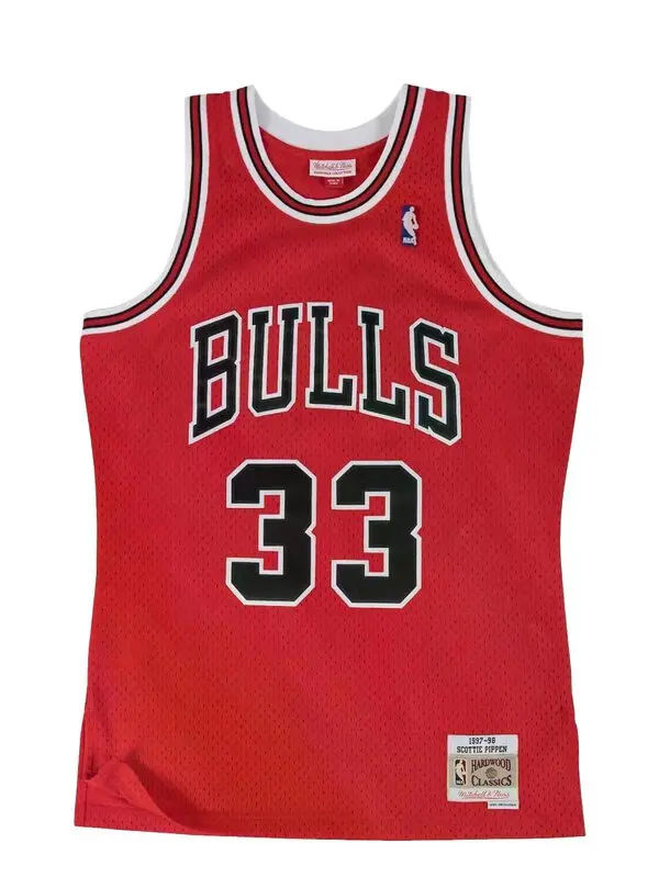Mitchell & Ness Nba Swingman Road Jersey Bulls Tank Top - Red