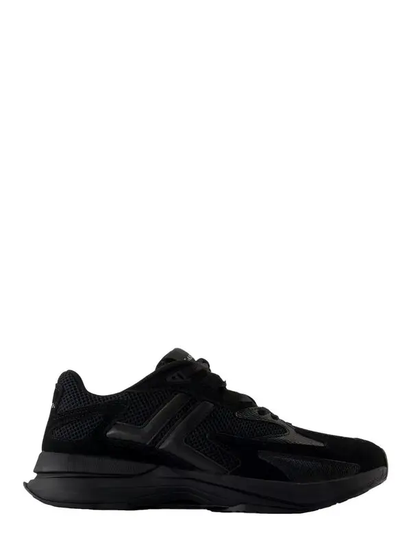 LANVIN Mesh-panelled Sneakers - Black
