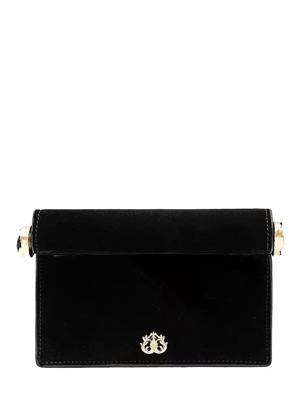 ISLA Roll Clutch Bag - Black