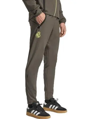 Adidas Real Madrid 2025/26 Tiro Vis Tech Travel Pants - Olive