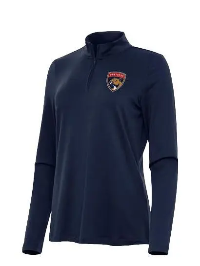 ANTIGUA Florida Panthers Reprocess Quarter-zip Top - Navy