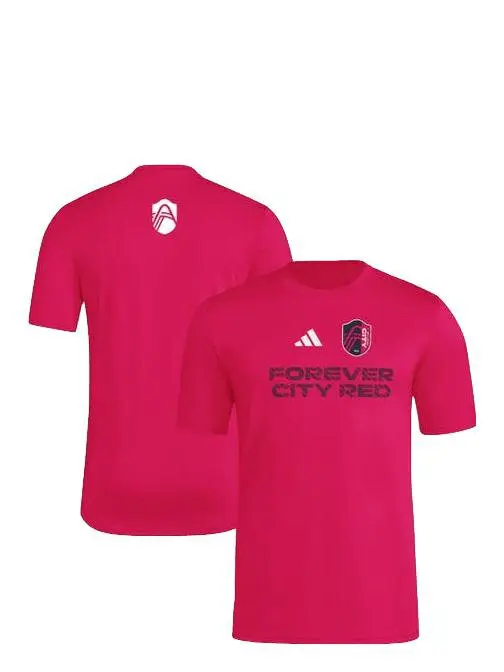 Adidas Pink St. Louis City Sc 2025 Jersey Hook Aeroready T-shirt - Red