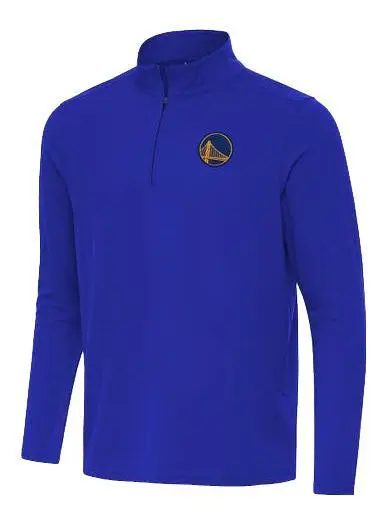 ANTIGUA Golden State Warriors Quarter-zip Top - Royal