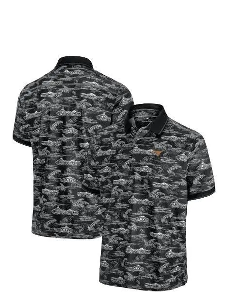 Tommy Bahama Texas Longhorns Sport Bay View Islandzone Polo - Black