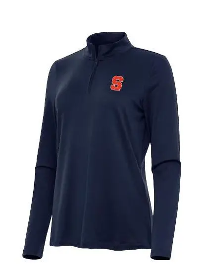 ANTIGUA Syracuse Orange Reprocess Quarter-zip Top - Navy