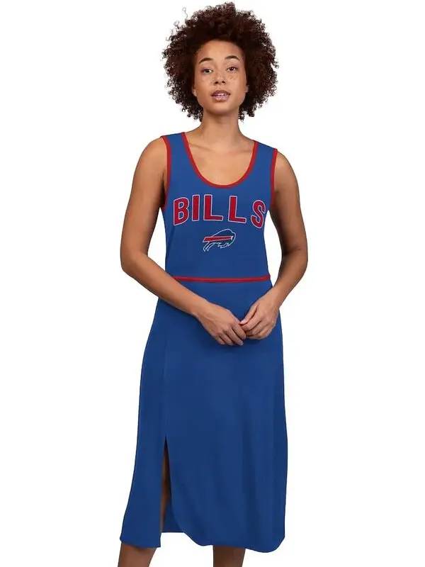 G-III 4HER BY CARL BANKS Buffalo Bills Center Field Maxi Dress - Royal