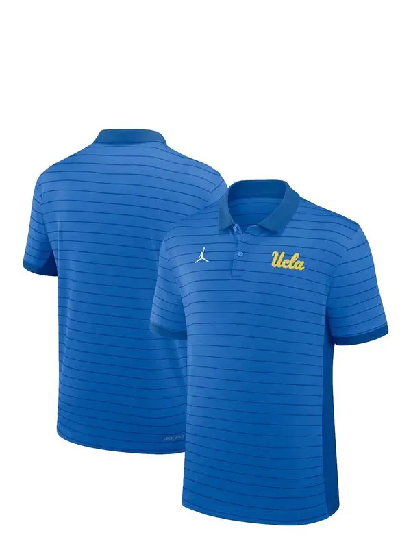JORDAN BRAND Ucla Bruins 2025 Early Season Coaches Sideline Victory Stripe Performance Polo - Blue