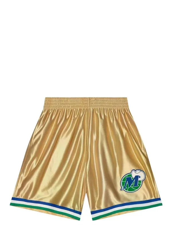 Mitchell & Ness Nba Dallas Mavericks 1998 75th Swingman Shorts - Gold